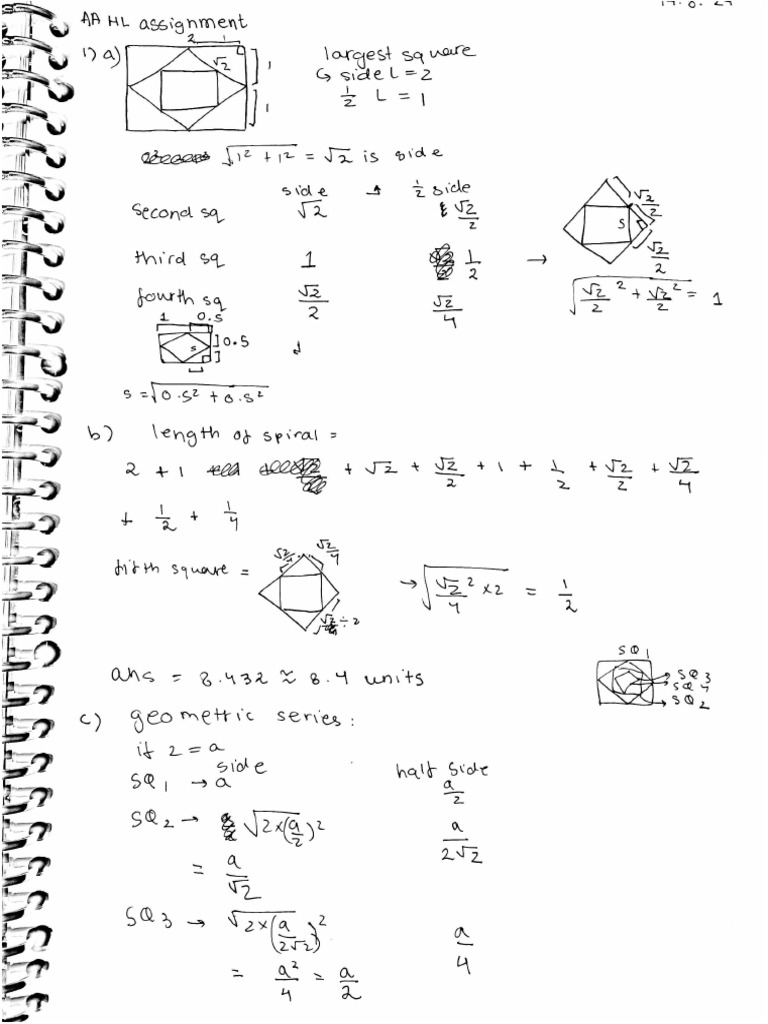 Math AA HL Assignment | PDF