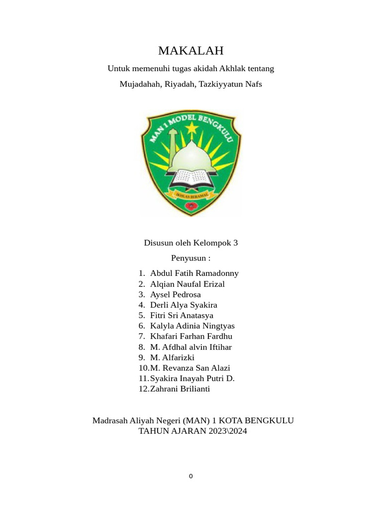 Akidah Kelompok 3 | PDF