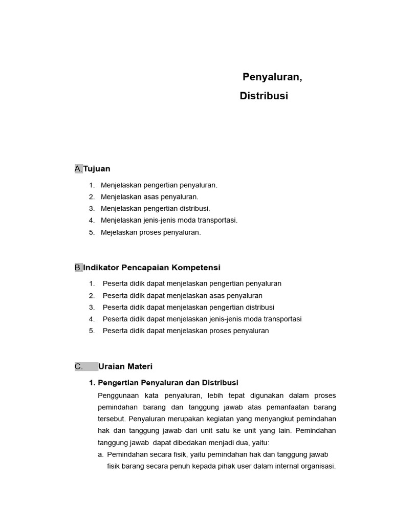 MODUL Distribusi | PDF