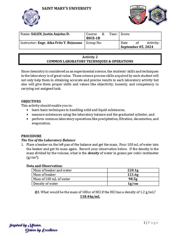 La2 Justin Salen | PDF