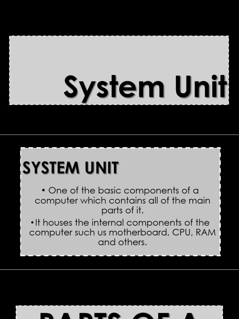 System Unit | PDF