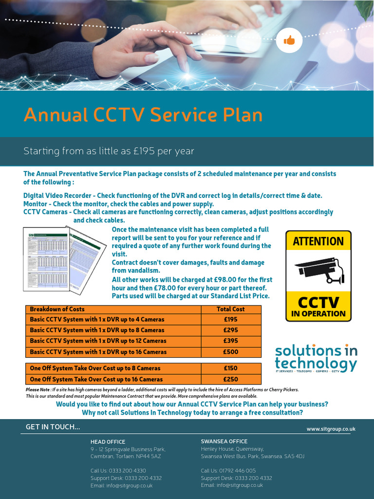 CCTV Maintenance | PDF