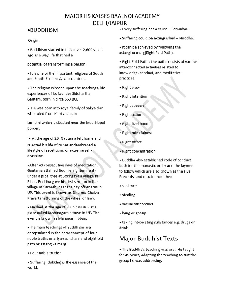 Buddhism Pdf