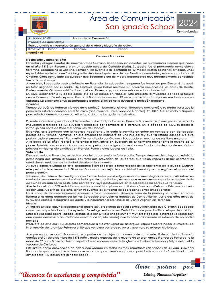 Sema05 5°sec Comu Mechón | PDF