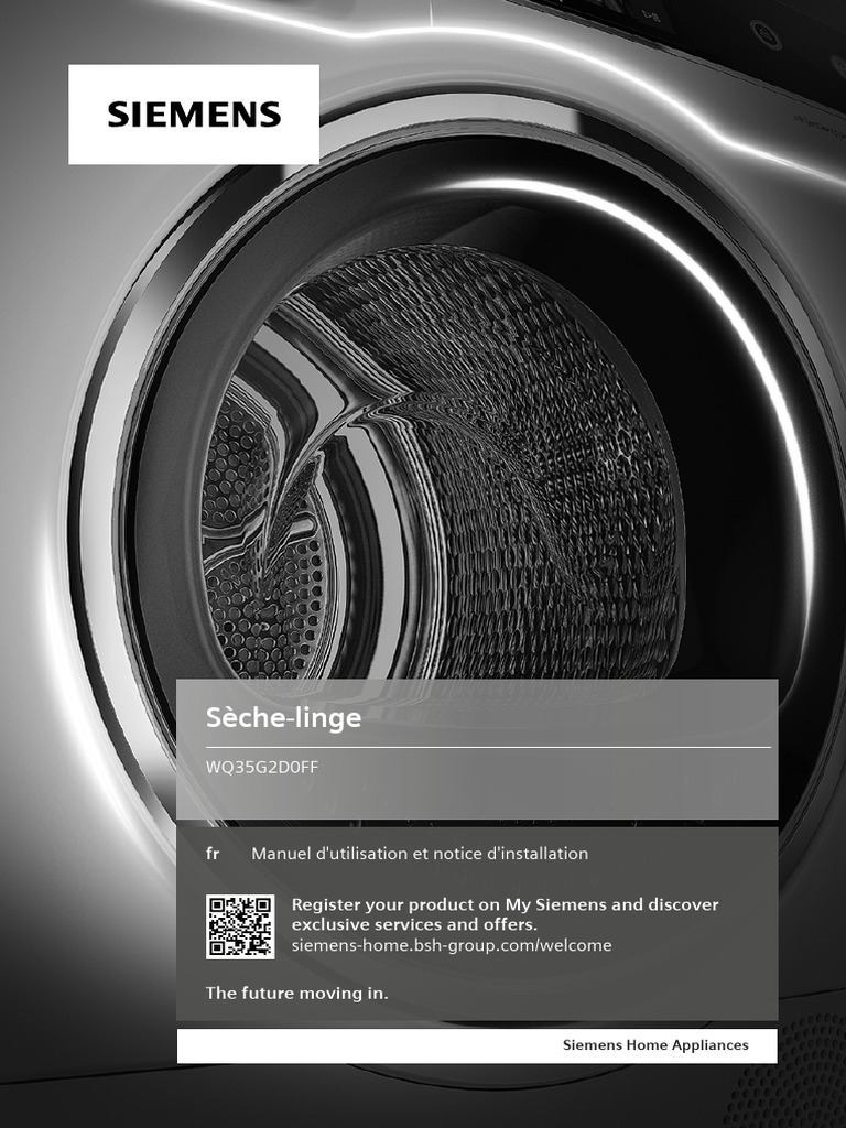 Sèche-Linge: WQ35G2D0FF | PDF