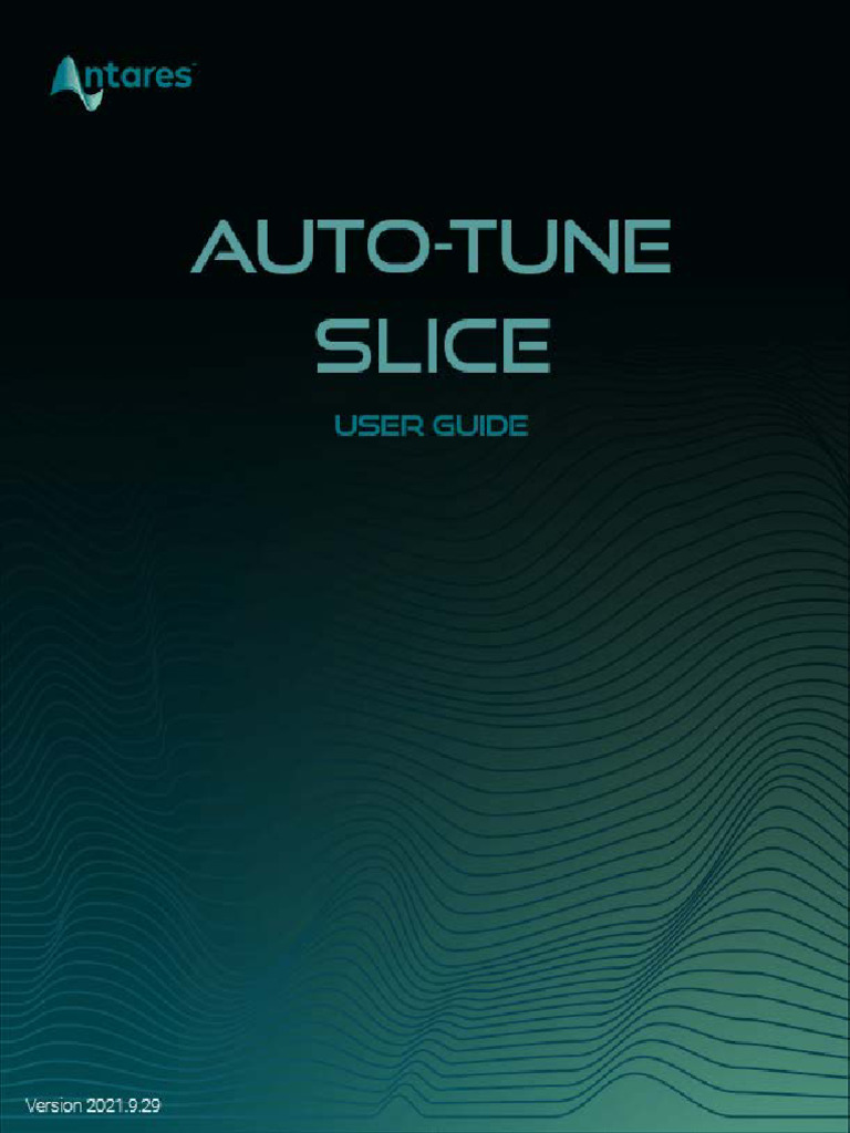Auto-Tune Slice Manual | PDF