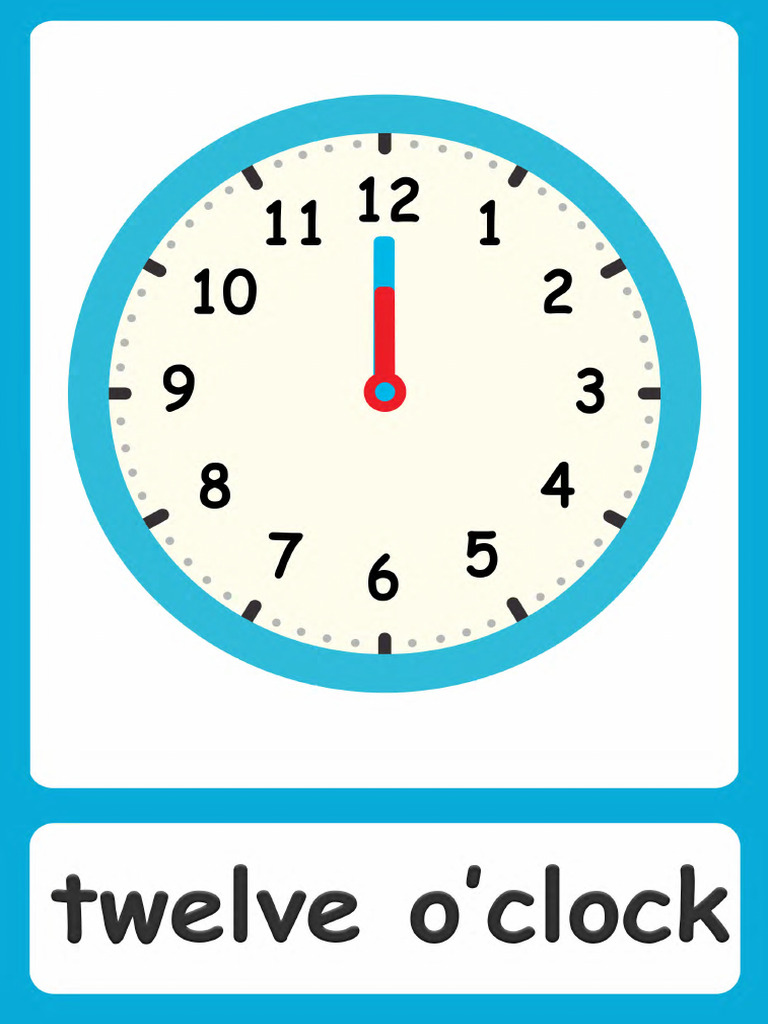 CLOCK Flashcards Advanced Compressed | PDF