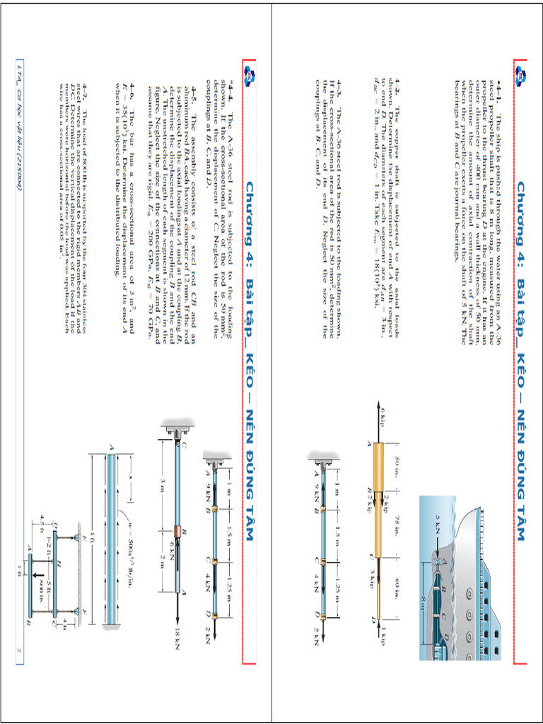 Co-hoc-Vat-lieu 215004 Chapter 4 Ex01 | PDF