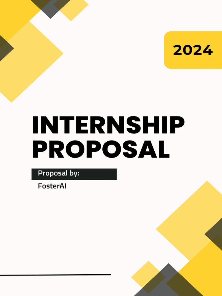 Internship Proposal | PDF