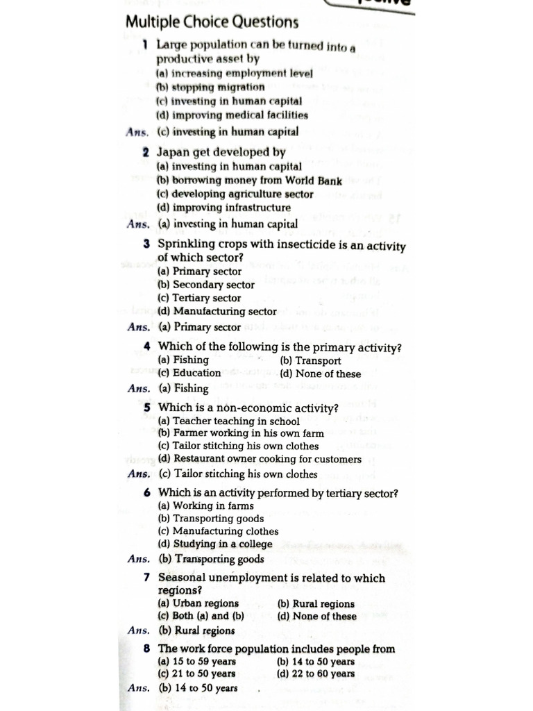 ch-2 Economics (Class-9th) | PDF