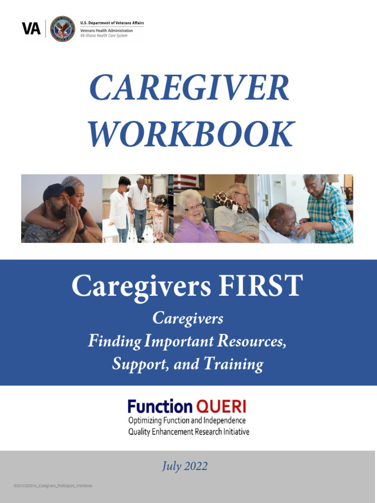 SOCW220314 Caregivers Participant Workbook-P-V2 RE-LINKED | PDF