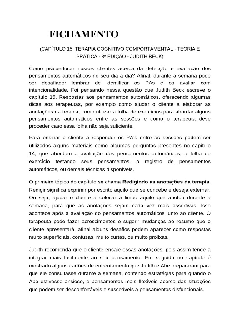 Fichamento | PDF