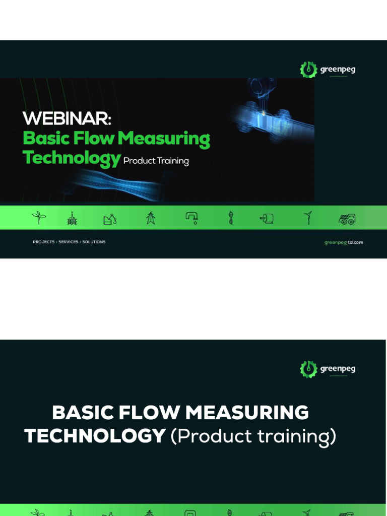 BASIC FLOW MEASURING TECHNOLOGY PRODUCT TRAINING PDF