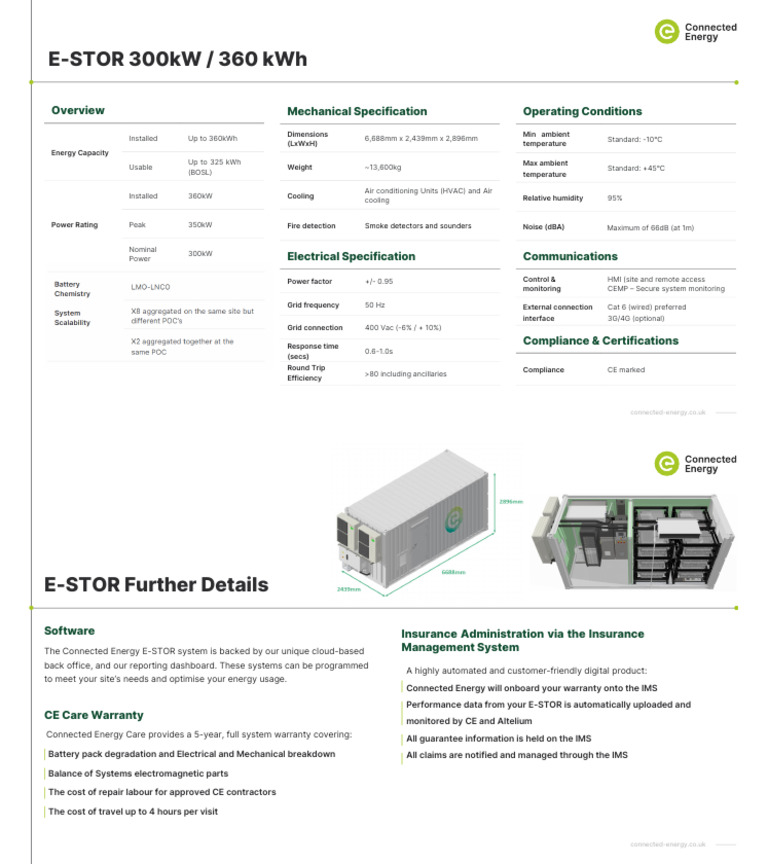Product Specification Sheet - PDF 3 | PDF