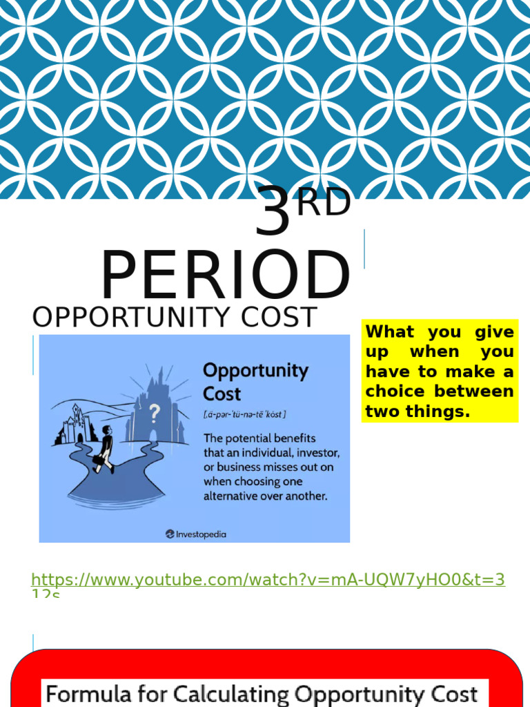 Economics 3rd Period | PDF