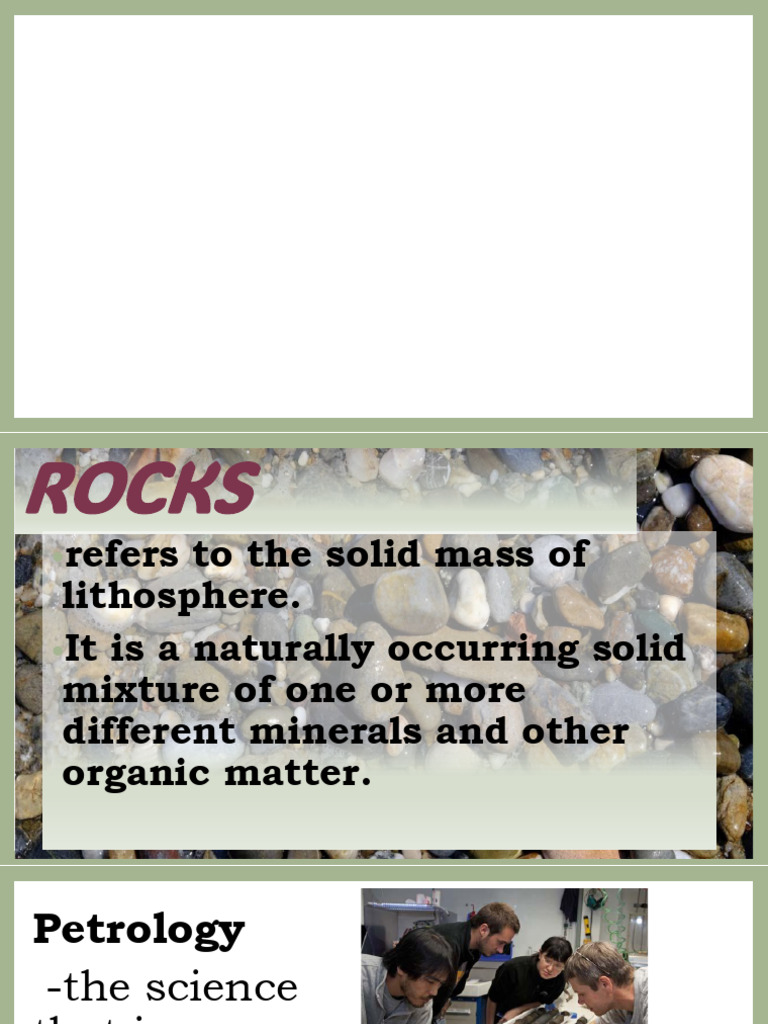 Rocks | PDF
