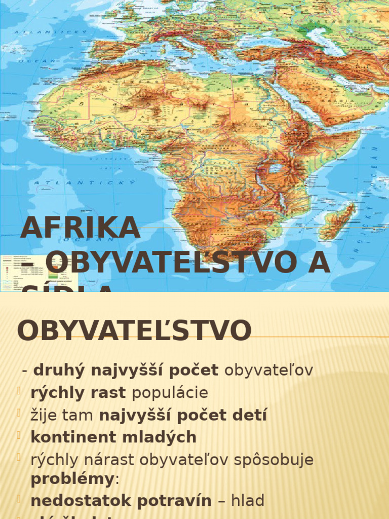 Afrika - Obyvatelstvo A Sidla | PDF
