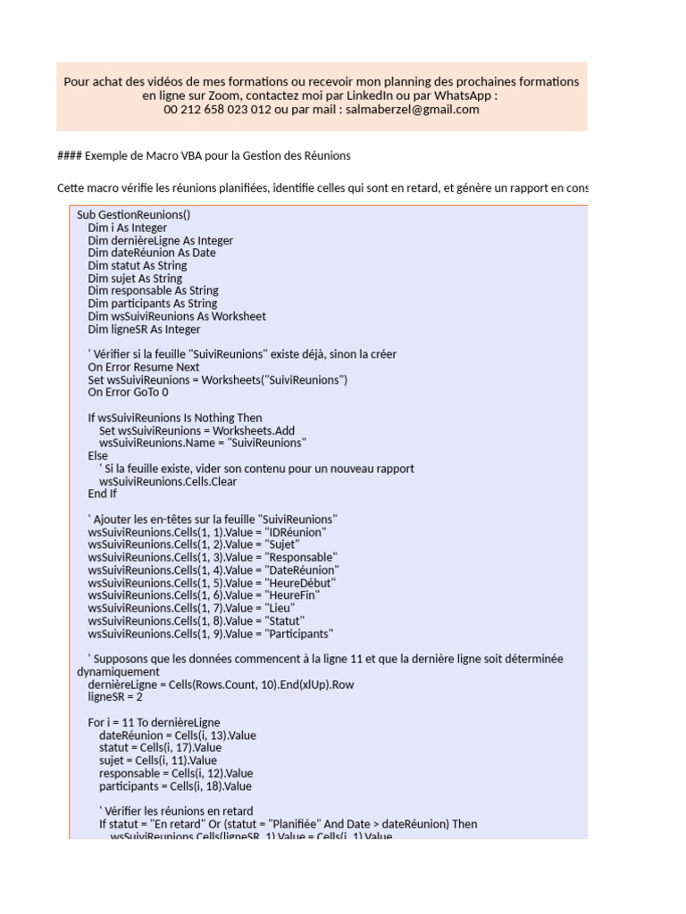 Macro 9 Utile Pour Les Entreprises | PDF