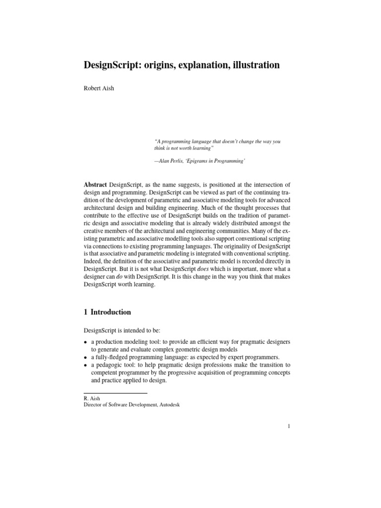Designscript Origins Explanation Illustration - PDF - rec5ideIK6AEpbd1v | PDF | Programming ...