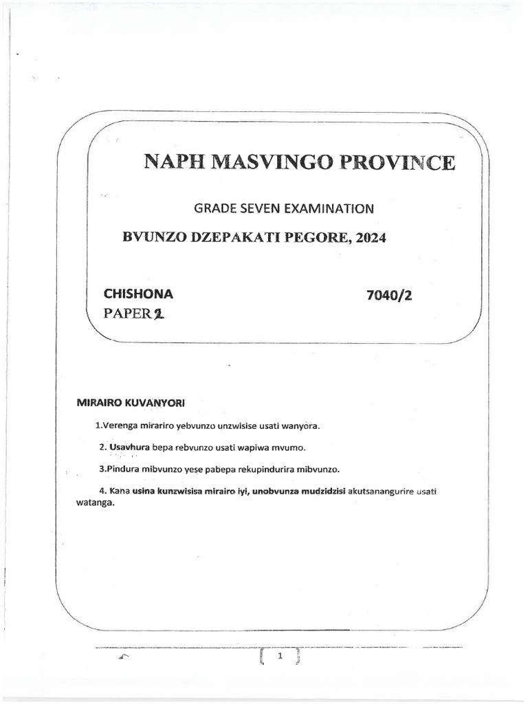 Chishona 2 | PDF