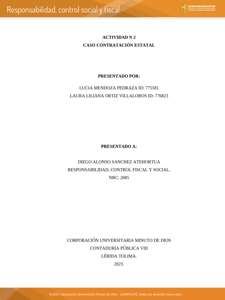 Actividad N 2 Responsabilidad Social | PDF