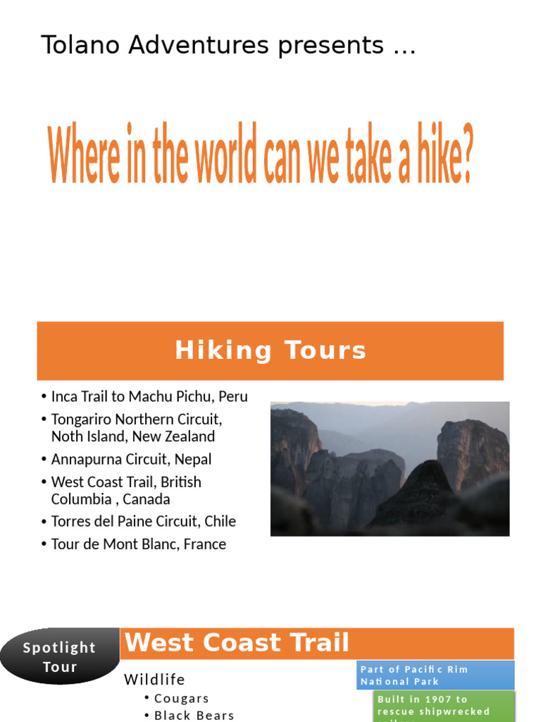 Hiking Tours Media | PDF