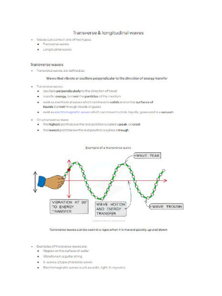Physics CH-3 Revision Notes Sme | PDF