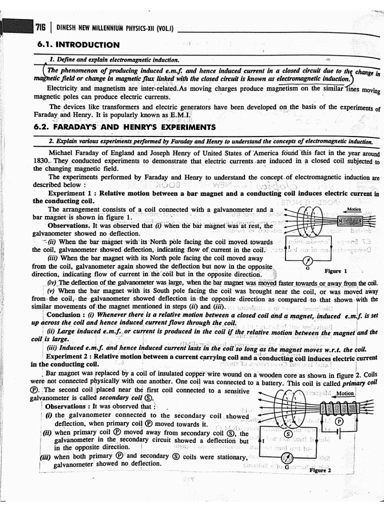 Electromagnetic Induction | PDF