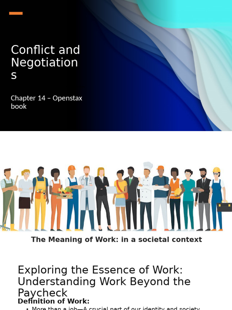 Week 5 Conflict and Negotiations | PDF
