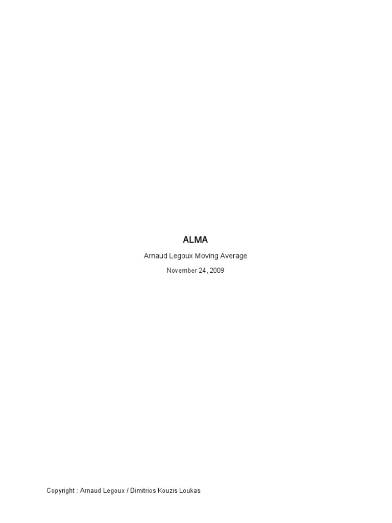 ALMA Moving Average | PDF | Language Arts & Discipline