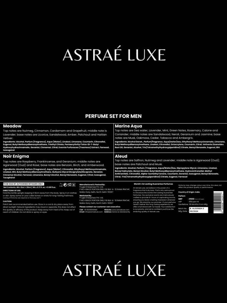 4x5ml Packaging Design Final | PDF