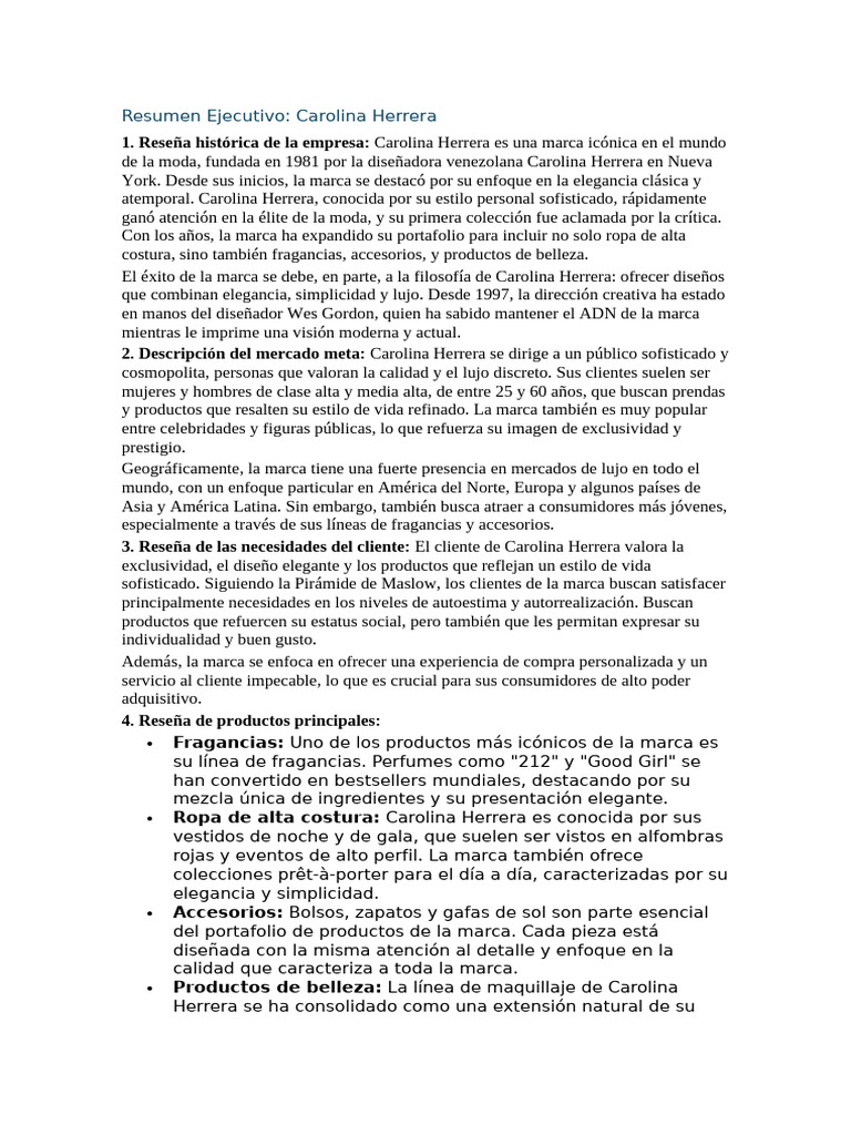 CAROLINA HERRERA | PDF