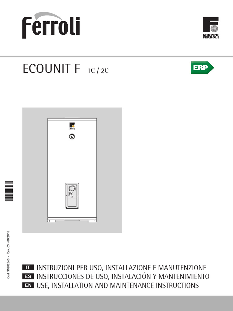 Manual Ecounit Espanol | PDF