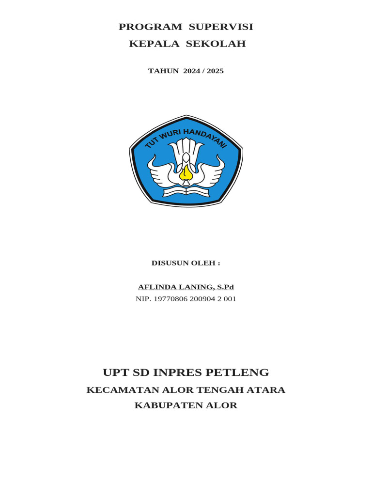 Edit Program-Supervisi SD | PDF