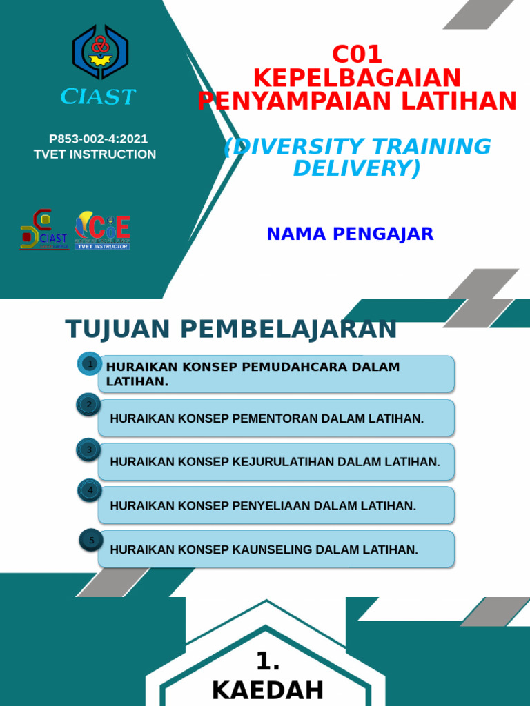 C01_4 KEPELBAGAIAN PENYAMPIAN LATIHAN | PDF