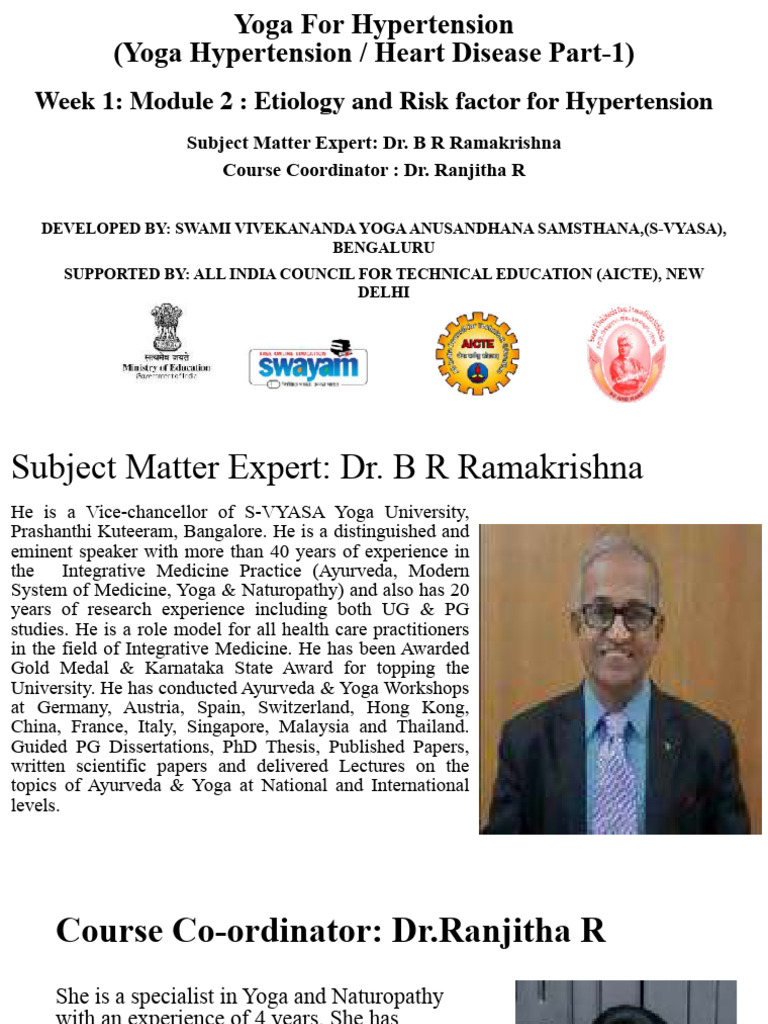 Part 1 Week 1 Module 2 Etiology and Risk factor for HTN_compressed | PDF