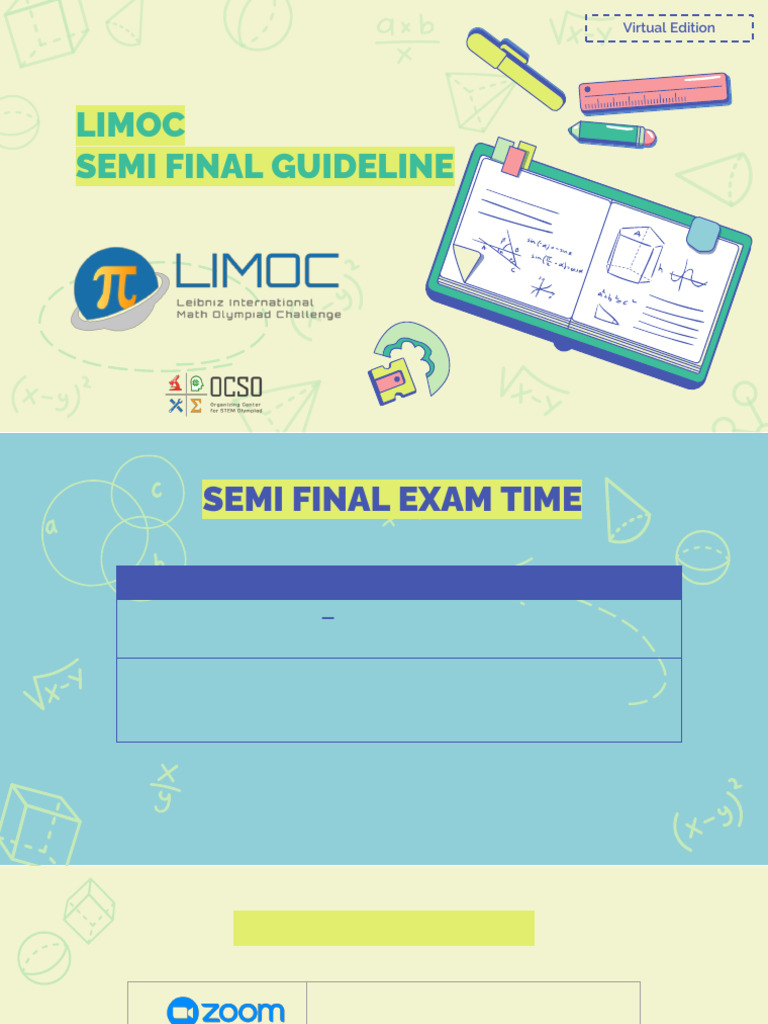 2021 Limoc Semi Final Guideline | PDF