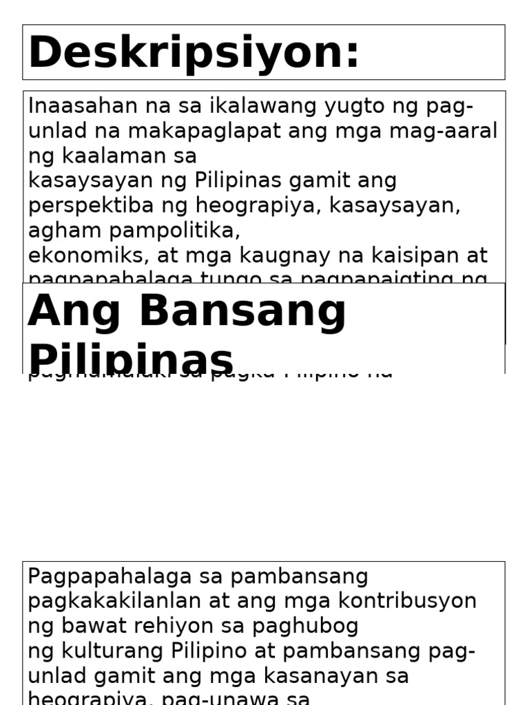 MEta Card Parts of Curriculum Guide | PDF