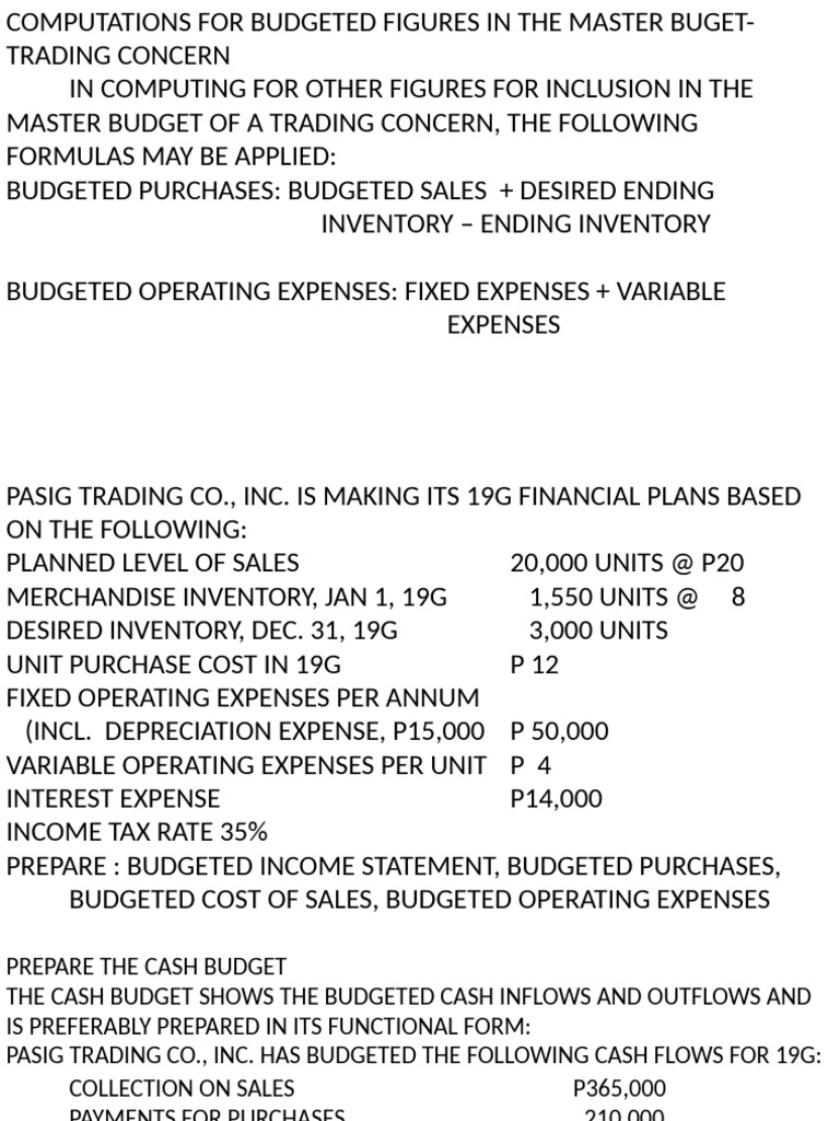 Pasig Trading | PDF