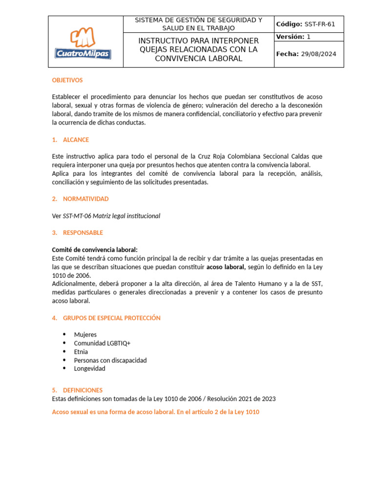 Instructivo | PDF