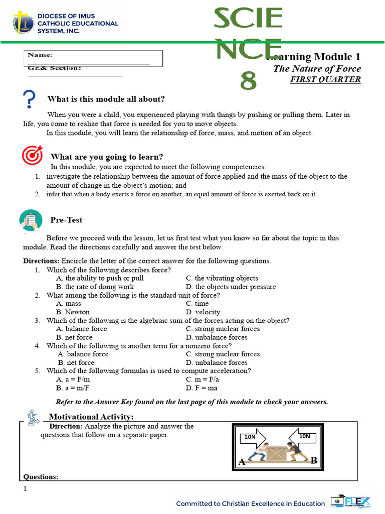 Science 8 Module 1 Q1 | PDF