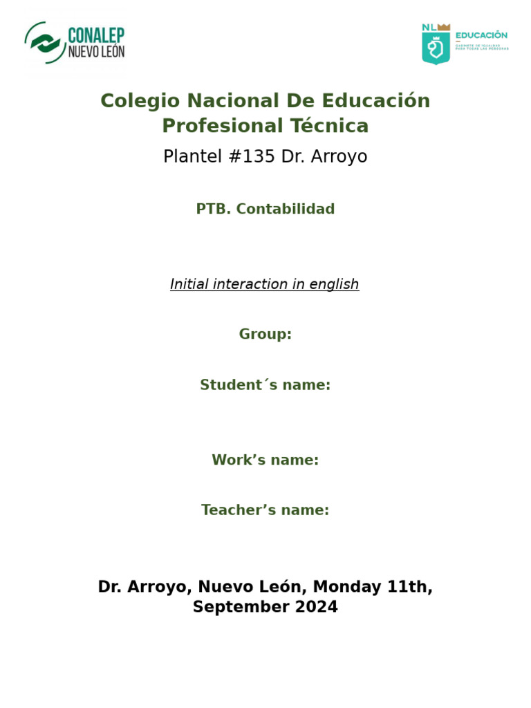 Portada Ejemplo | PDF