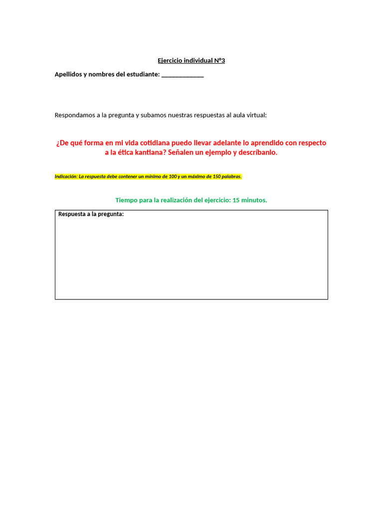 Ejercicio individual N°3 | PDF