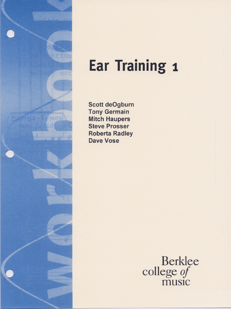 Ear Training 1 - Chapter 1 | PDF
