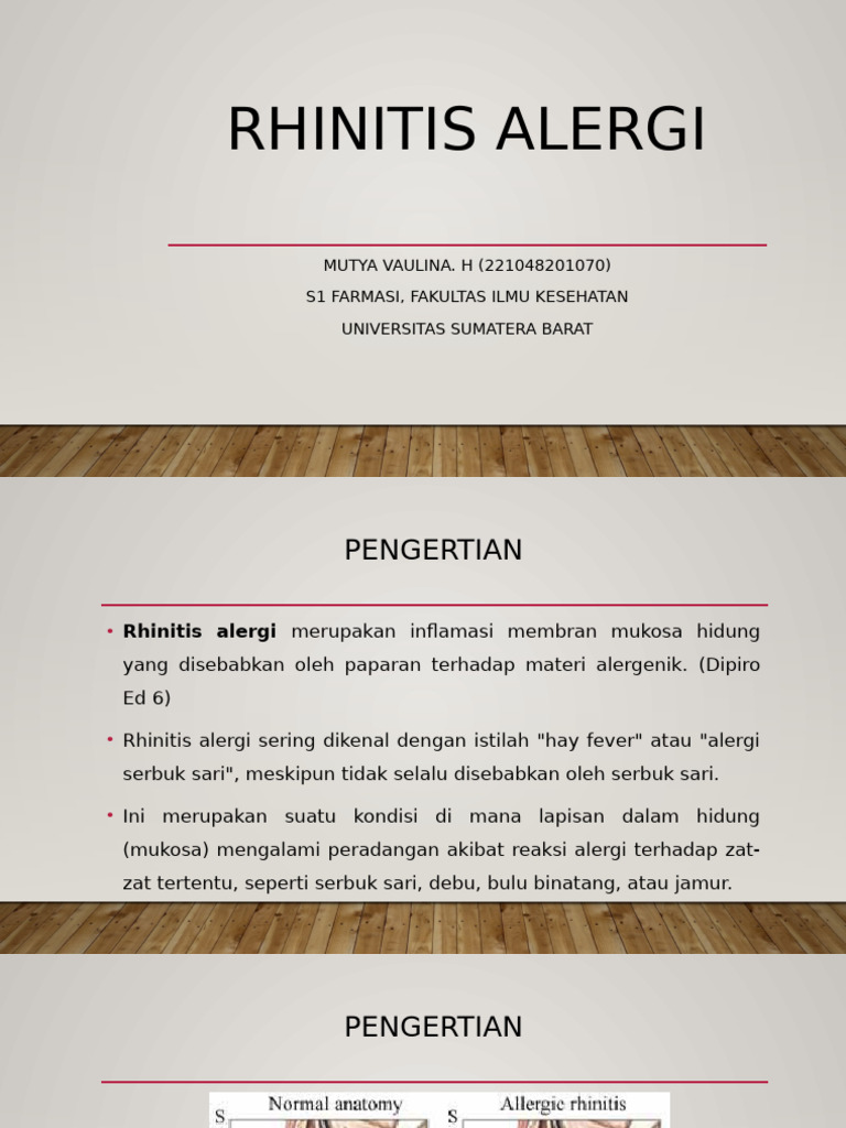 Rhinitis Alergi | PDF