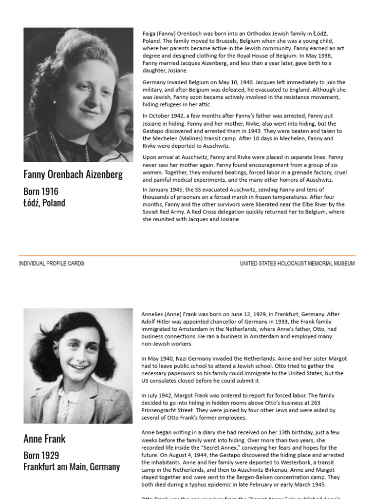 Profile Cards | PDF