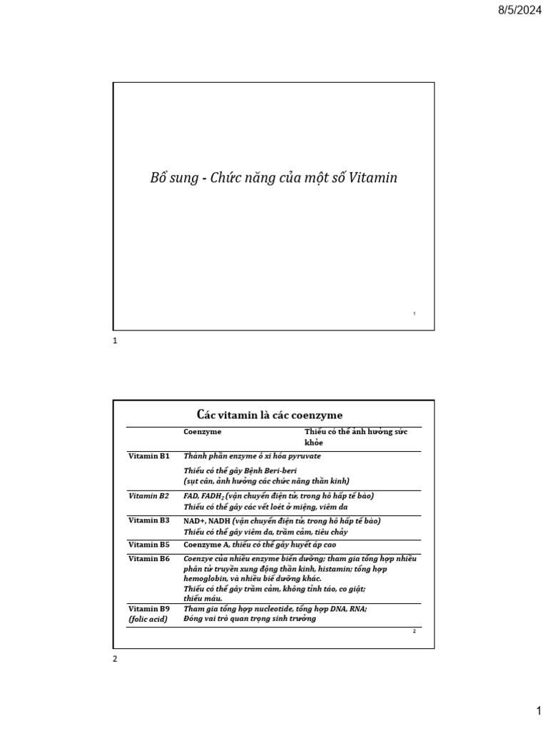 Sinh Hoa - B Sung | PDF