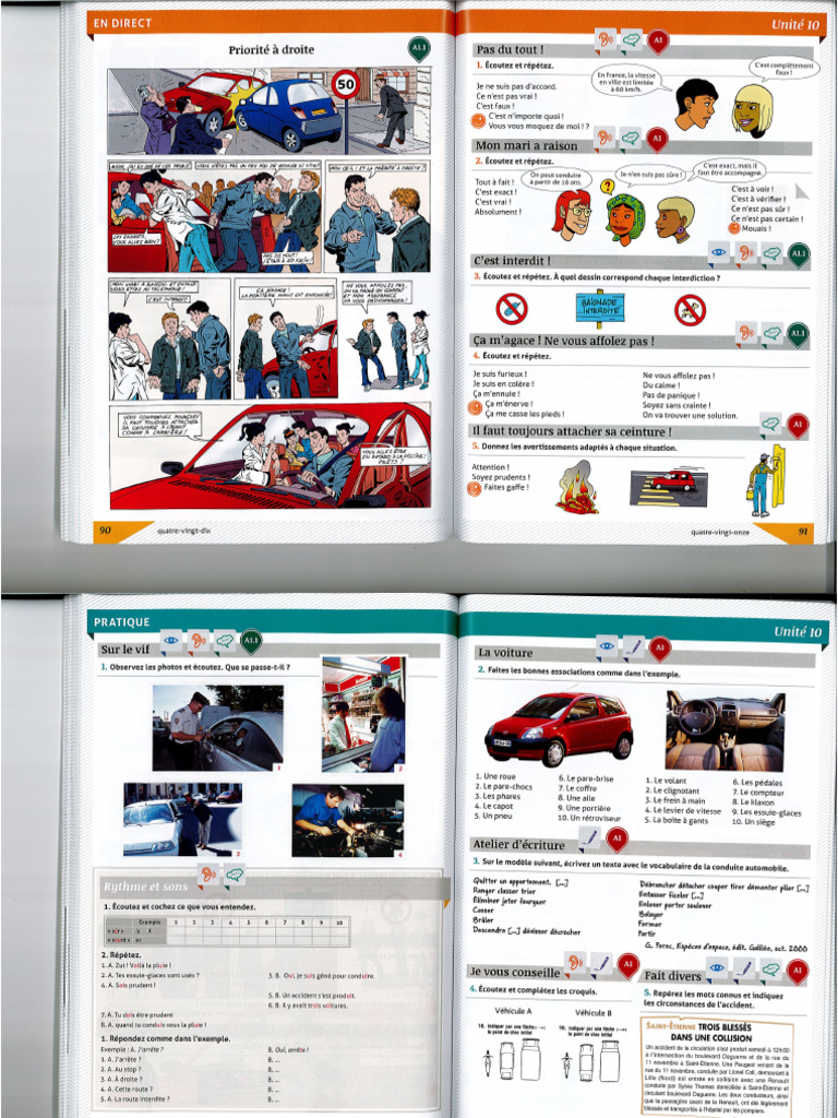 Trait D'union - Unité 10 | PDF