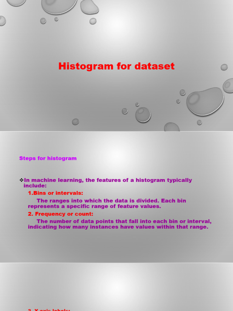 22 04 007 Histogram Dataset | PDF