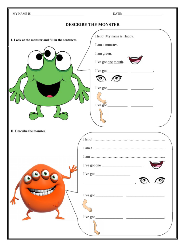Describe The Monster | PDF